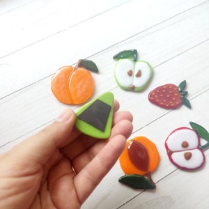 Glass Magnets Fruits, Magnets on the Refrigerator, Plant Magnet ...