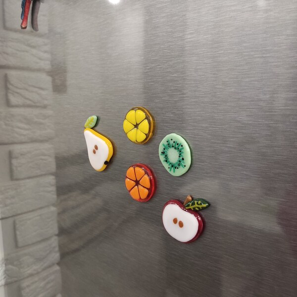 Fused Glass Magnets - Etsy