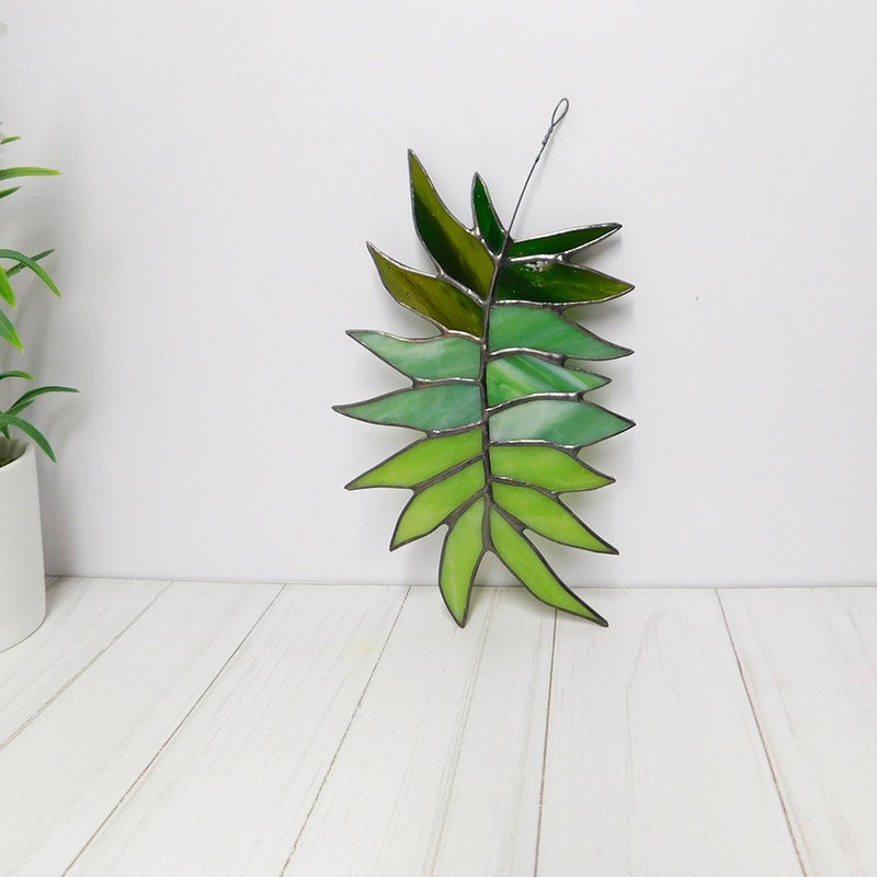 Fern Glass Wall Panel - Etsy
