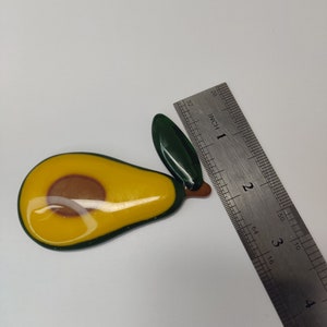 Glass Magnet Avocado on the Refrigerator, Magnet Avocado, Magnets ...