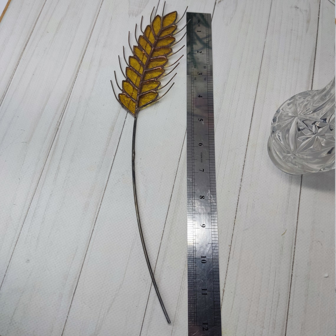 Stained Glass Wheat Prairie Gold Wheat Decor Tall Grass | Etsy Canada