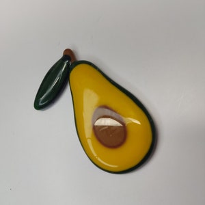 Glass Magnet Avocado on the Refrigerator, Magnet Avocado, Magnets ...