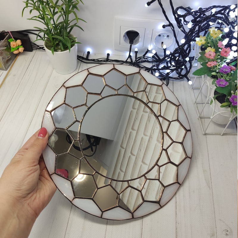 Stained Glass Mirror - Etsy