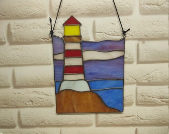 Stained Glass Lighthouse Pattern - Etsy