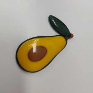 Glass Magnet Avocado on the Refrigerator, Magnet Avocado, Magnets ...