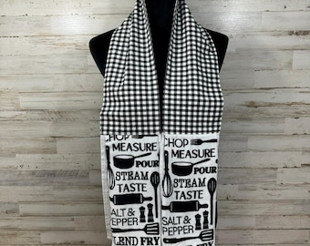 Kitchen Scarf, Kitchen BOA, Kitchen Towel, Baker's BOA, Neck Towel ...