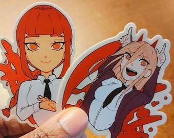 Chainsaw Man CSM Stickers - Etsy