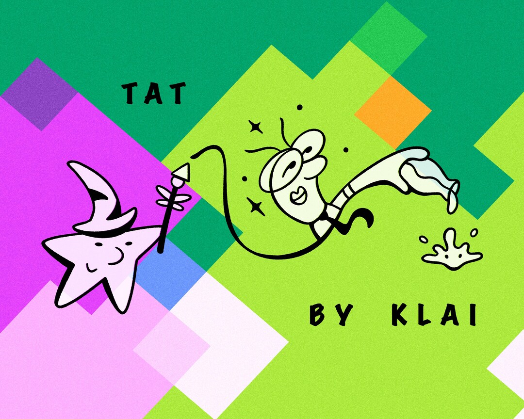 Magic Spill - Tattoo Printable Template by Klaidelic - Set 3 Book 1 - Etsy