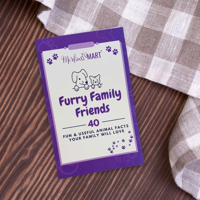Collection of Fun Facts Pet Zine | Furry Family Friends | Booklet - Etsy