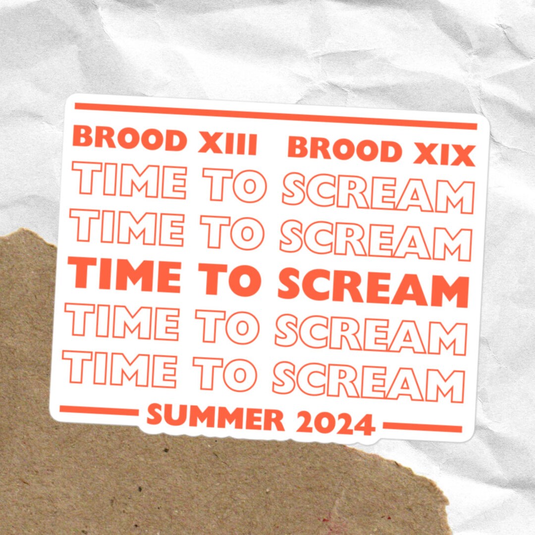 Periodic Cicada Sticker Brood Xiii and Xix Vinyl Decal - Etsy