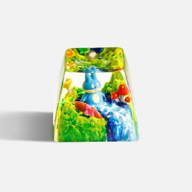 Munchlax Pokemon Artisan Keycap, Custom Resin Keycap for Mechanical ...