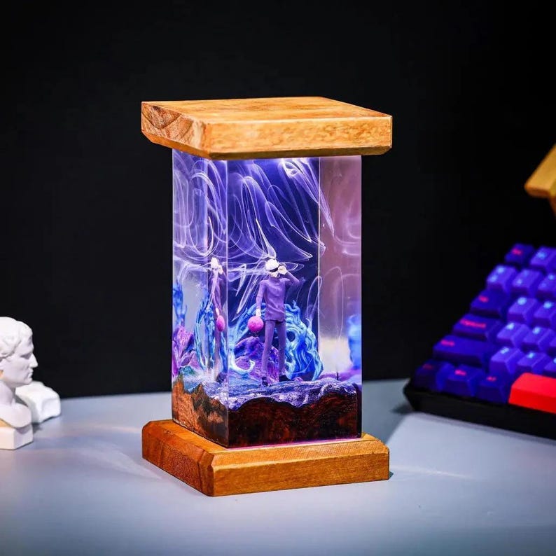 Gojo Satoru Jujutsu Kaisen Lamp Handmade Alien Xenomorph Biolab Night ...