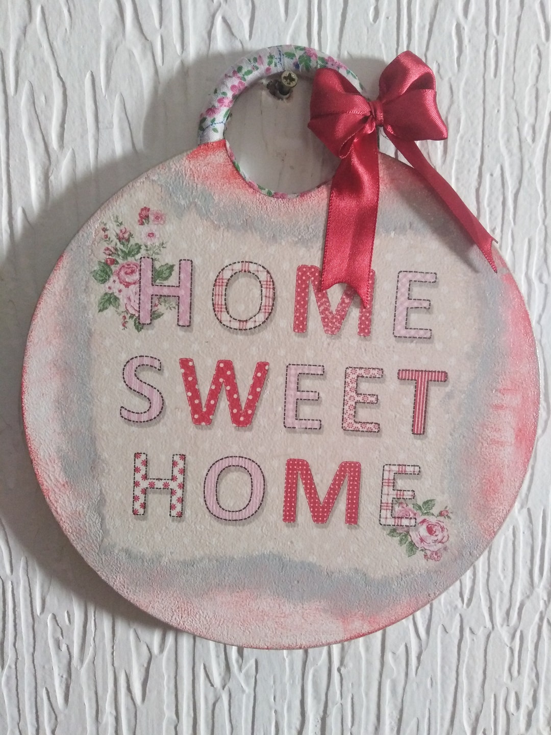Front Door Decor Decoupage Door Sign Sign Home Decor Home - Etsy