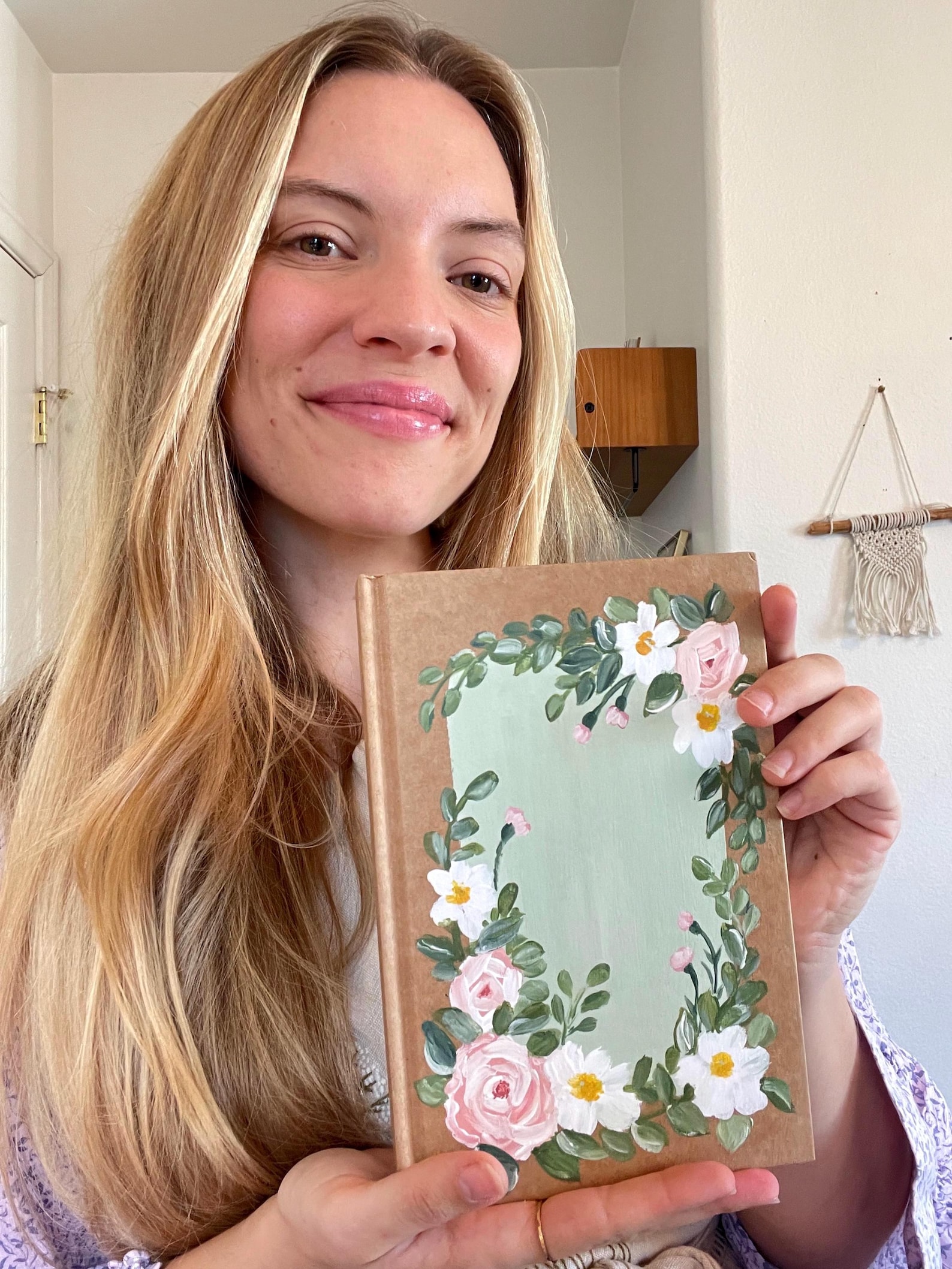 Custom Painted Journals, Hand Painted Journal, Hand Painted Notebook ...