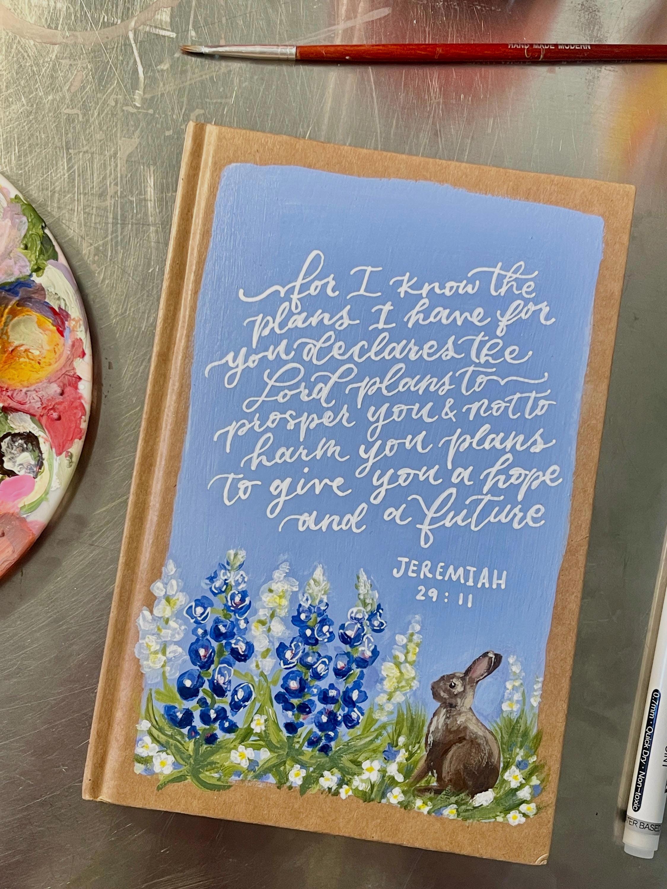 Custom Painted Journals, Hand Painted Journal, Hand Painted Notebook, Custom Gift, Personalized ...