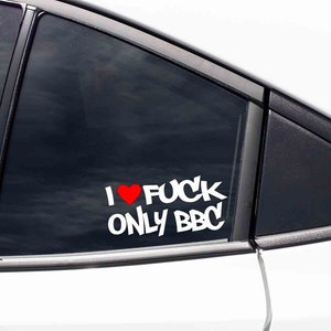I Love BBC , Queen of Spades Vinyl Sticker Decal , Qos Car Decal ...