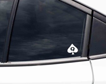 Spade Vinyl Decal - Etsy