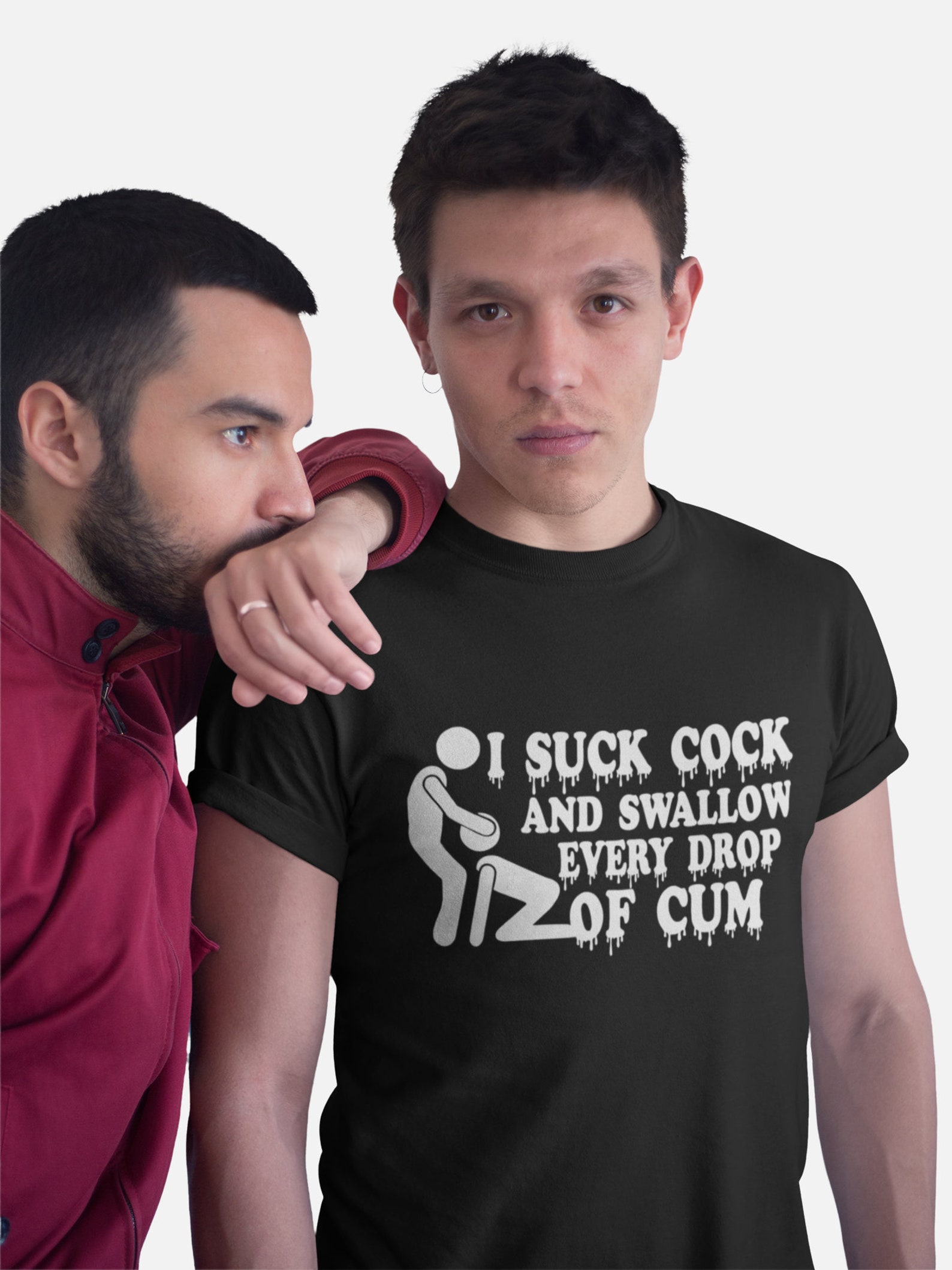 I Suck Cock Swallow Every Drop Of Cum Lgbt Shirt Gay Couple