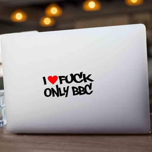 I Love BBC , Queen of Spades Vinyl Sticker Decal , Qos Car Decal ...