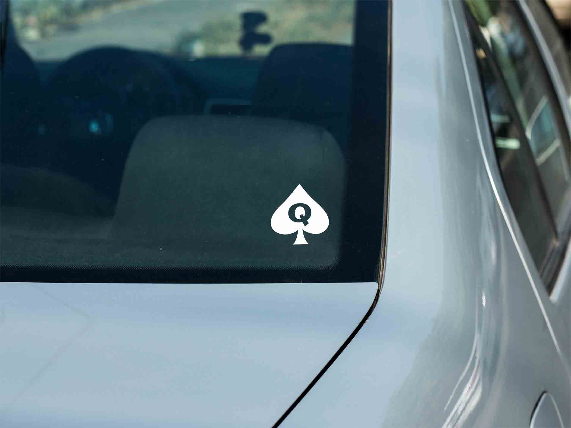 QOS Decal Queen of Spades Vinyl Sticker Decal Qos Car - Etsy Australia