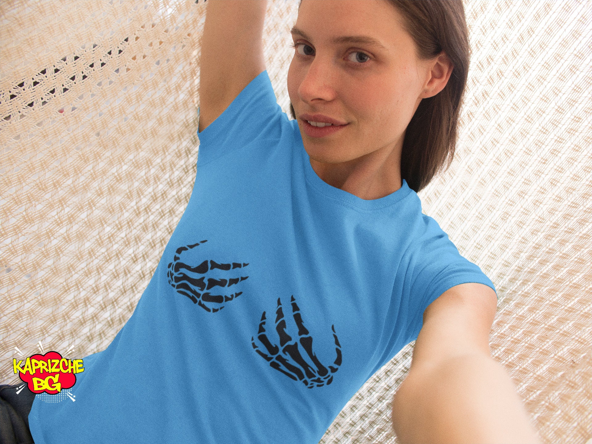 Skeleton Hands Shirt Skeleton Hands Bra Skeleton Bra Etsy