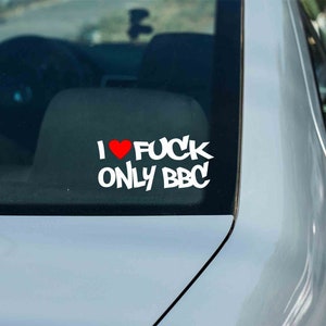 I Love BBC , Queen of Spades Vinyl Sticker Decal , Qos Car Decal ...