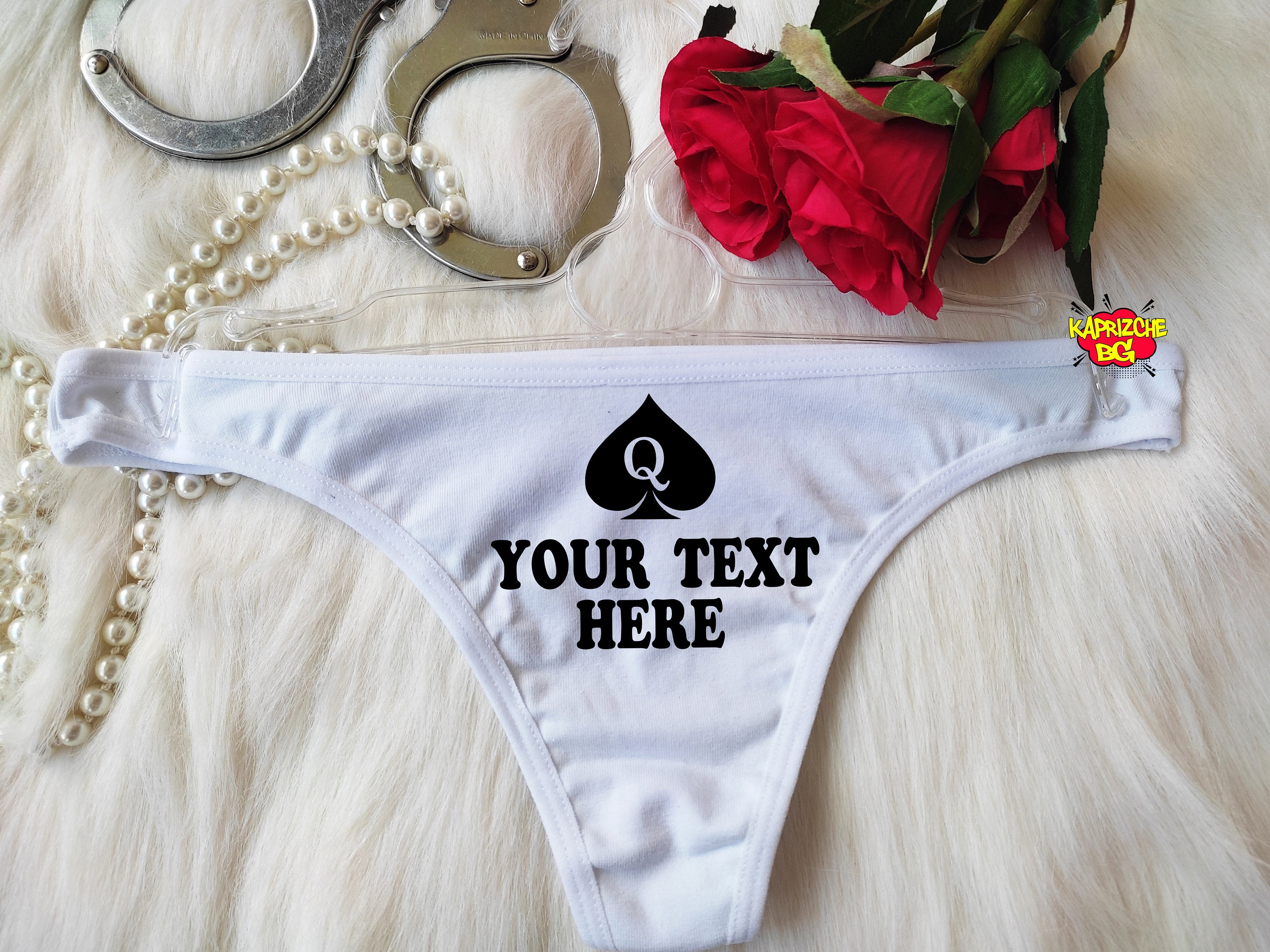 Custom Personalized QOS Panties With Your Text Custom Printed - Etsy ...