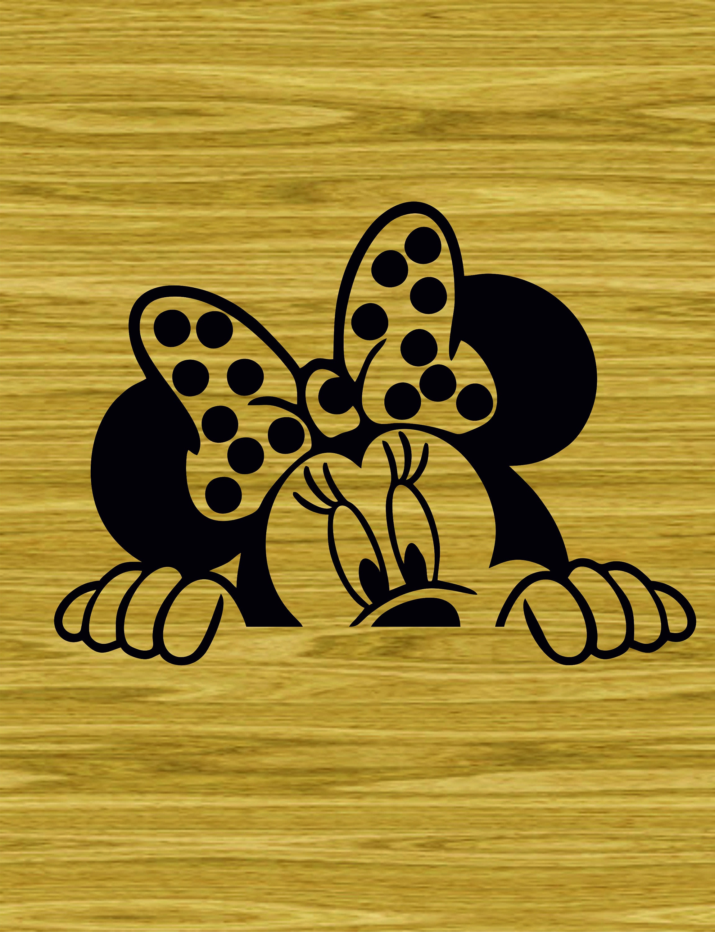 Minnie Mouse Peeking Svg Minnie Mouse Face Svg Disney Svg Etsy