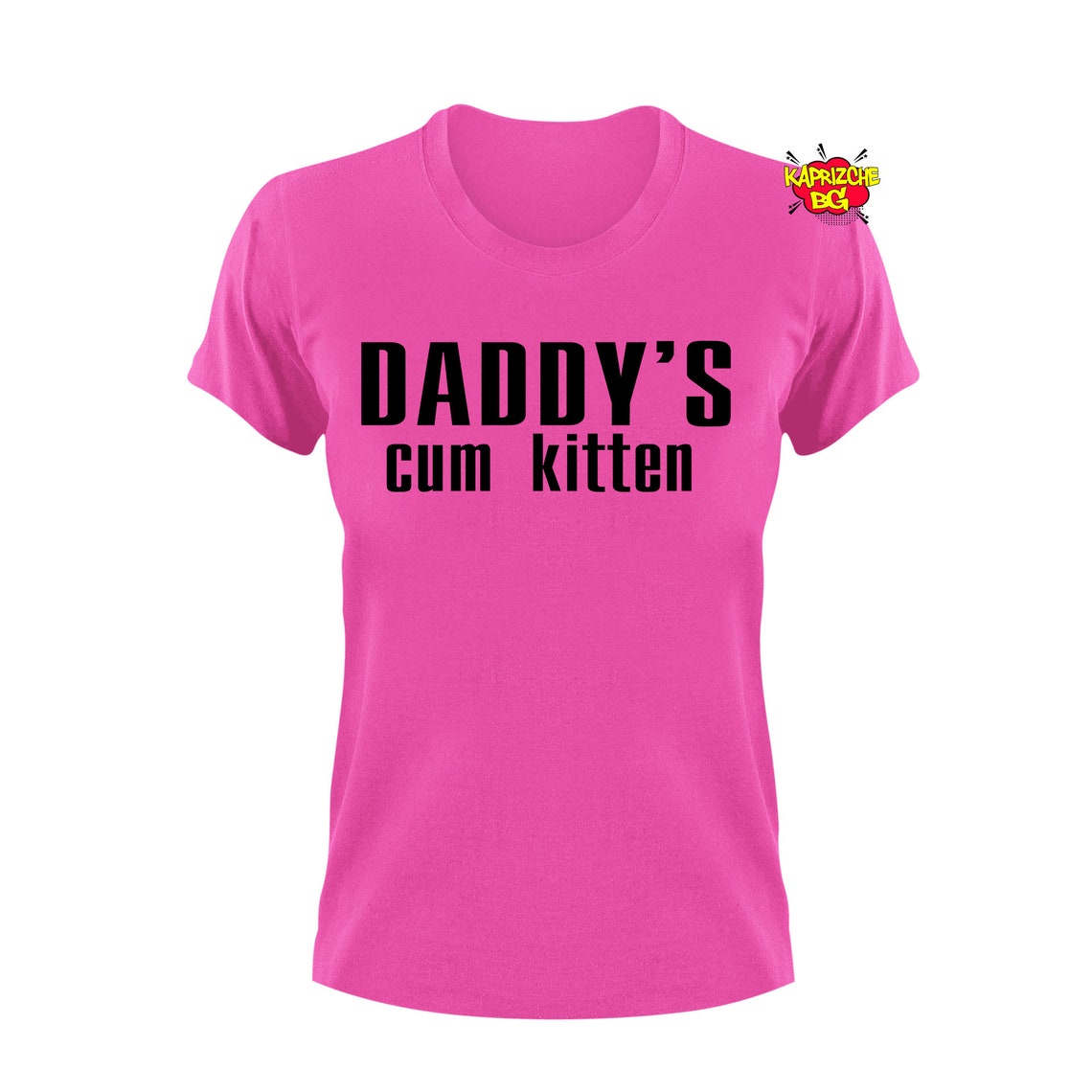 Daddy Cum Kitten Tshirtyes Daddy Teesubmissive Pink T Etsy
