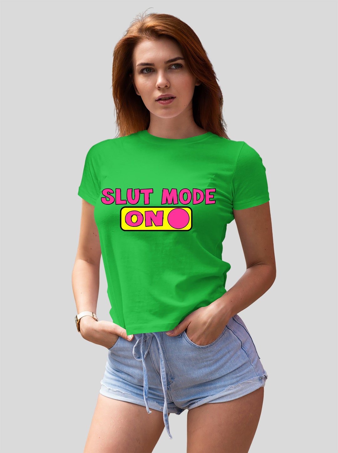 Slut Mode on Shirt, Slutwear, QOS T Shirt, Hotwife Clothing, Slut Swinger, Naughty Clothing ...
