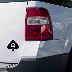 QOS Decal , Queen of Spades Vinyl Sticker Decal , Qos Car Decal , Queen ...