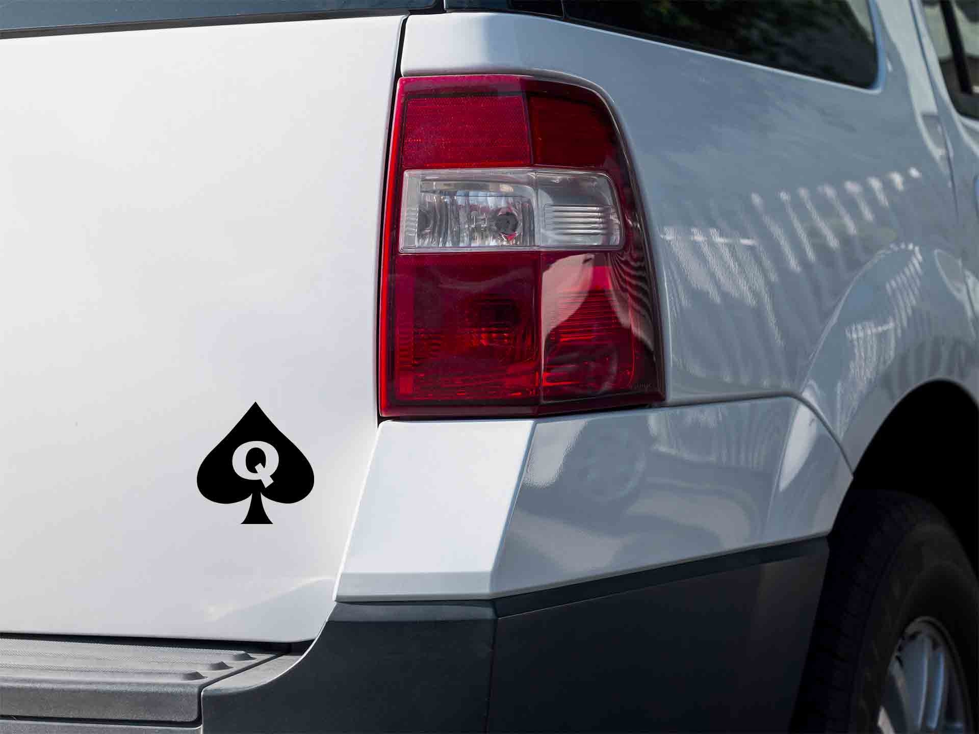 QOS Decal Queen of Spades Vinyl Sticker Decal Qos Car - Etsy Canada