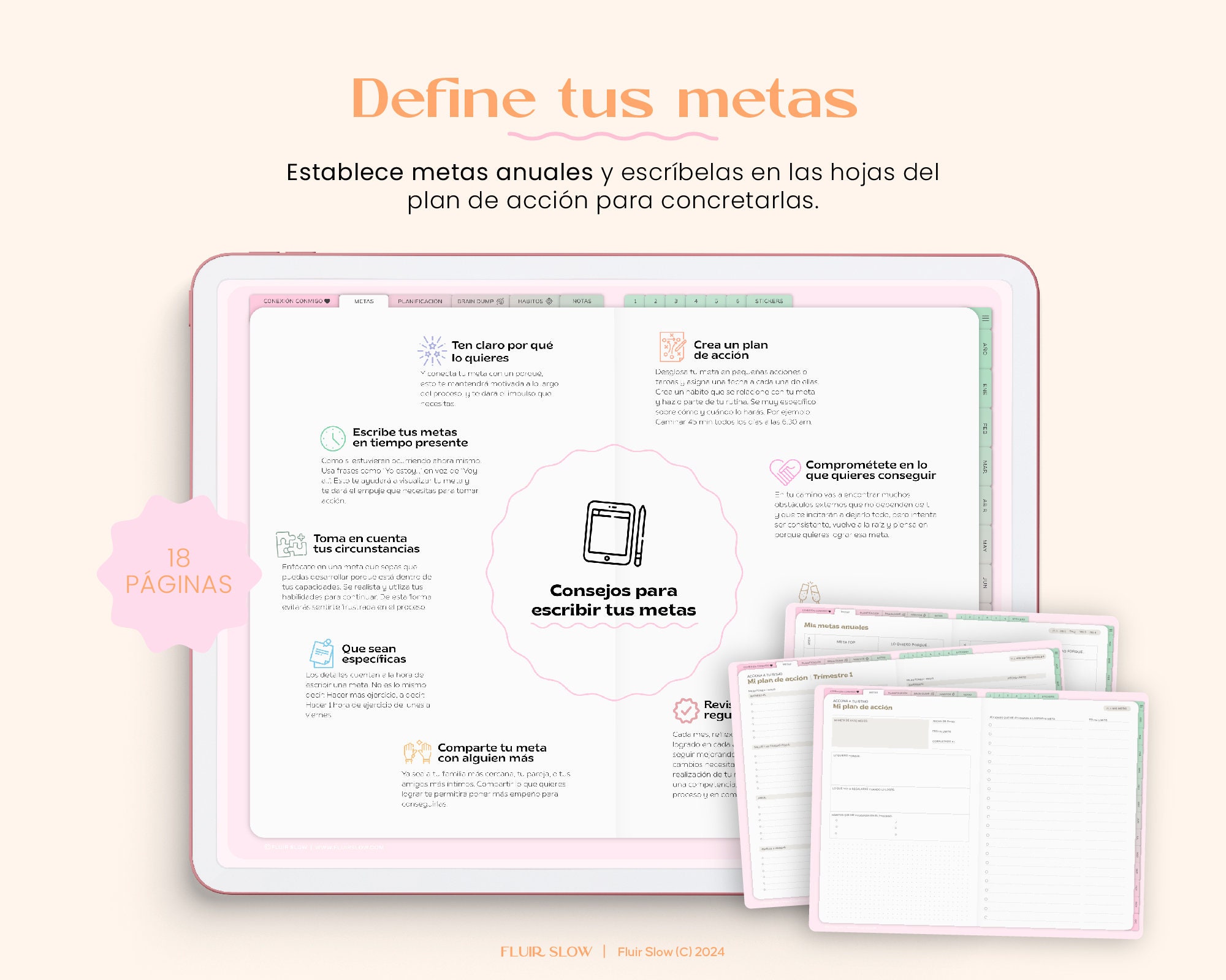 Planificador digital en Español | Planificador digital sin fecha ...