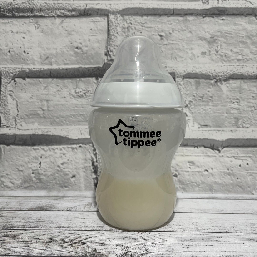 Clear Tommee Tippee Reborn Fake Milk Bottle 9oz - Etsy UK