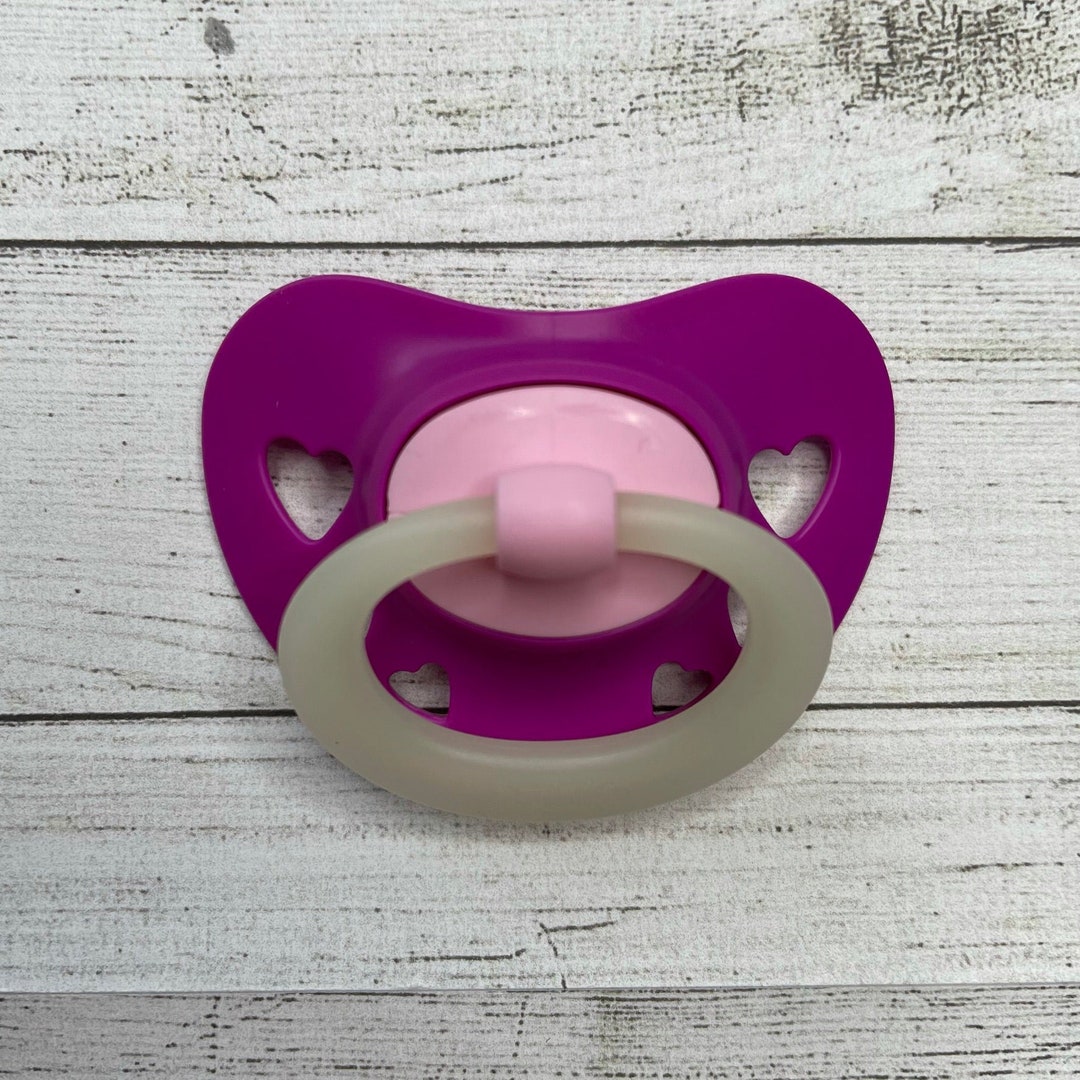 NUK Pink Hearts Reborn Magnetic Dummy Self Fit Magnet - Etsy