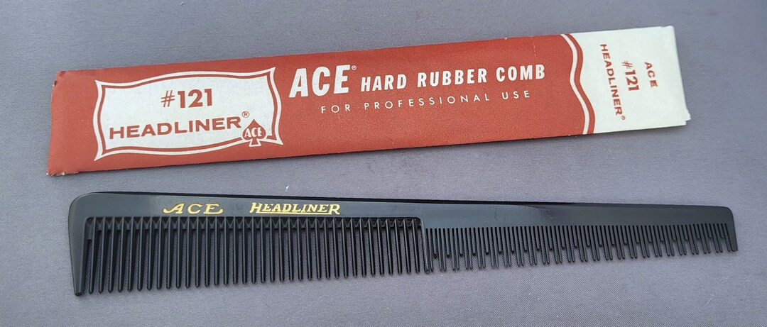 1960's New Old Stock ACE - Hair Comb - Barber Comb - #121 Headliner - Etsy