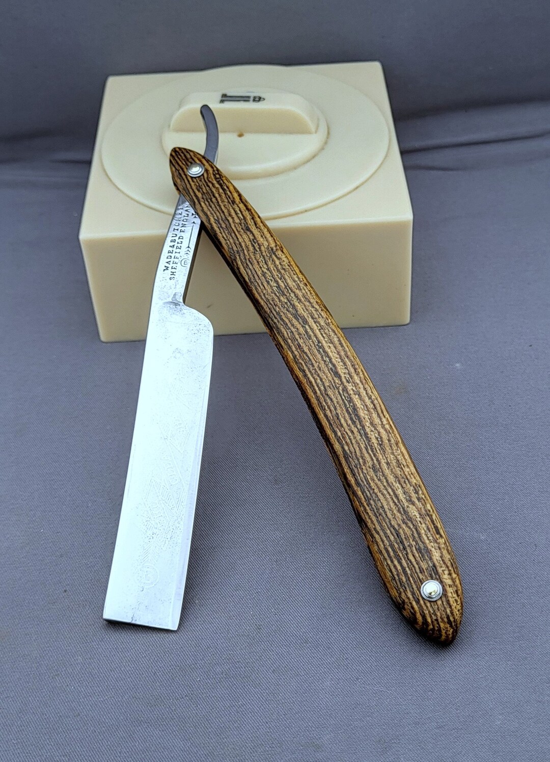 Vintage Restored Wade & Butcher Straight Razor Shave Ready New Bocote ...