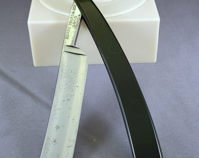 Vintage Restored Henry Sears & Son - 1865 - Straight Razor - Shave ...