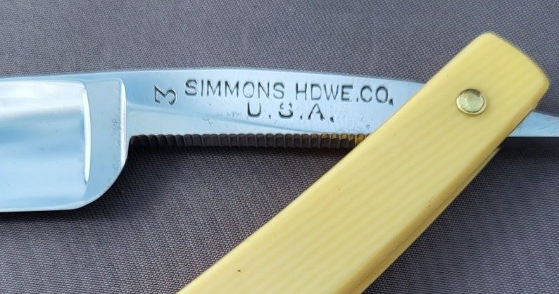 Vintage Restored Simmons Hardware Co. Straight Razor Shave - Etsy