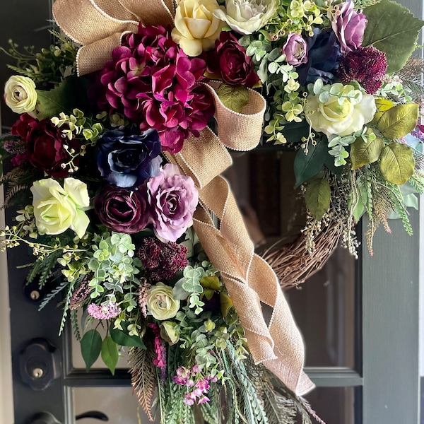 Large Door Wreath - Etsy