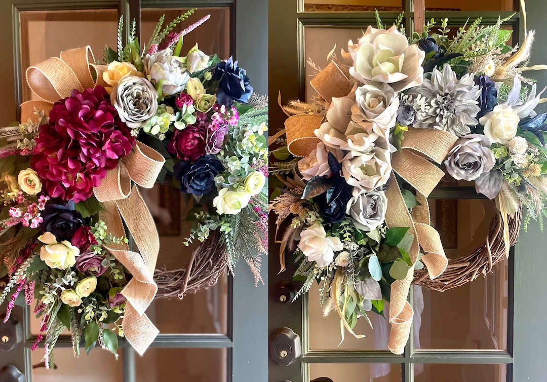 Custom Designer Wreaths for Your Home! High Quality, Large 35 Inch ...