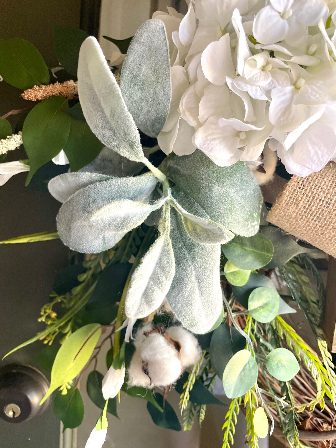 Christian Wreath for Front Door White All Season Wreath for - Etsy