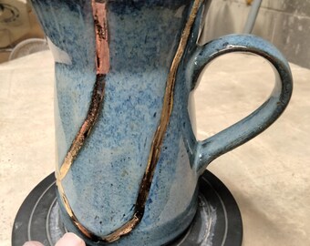 Kintsugi Style Ceramic Mug - Etsy