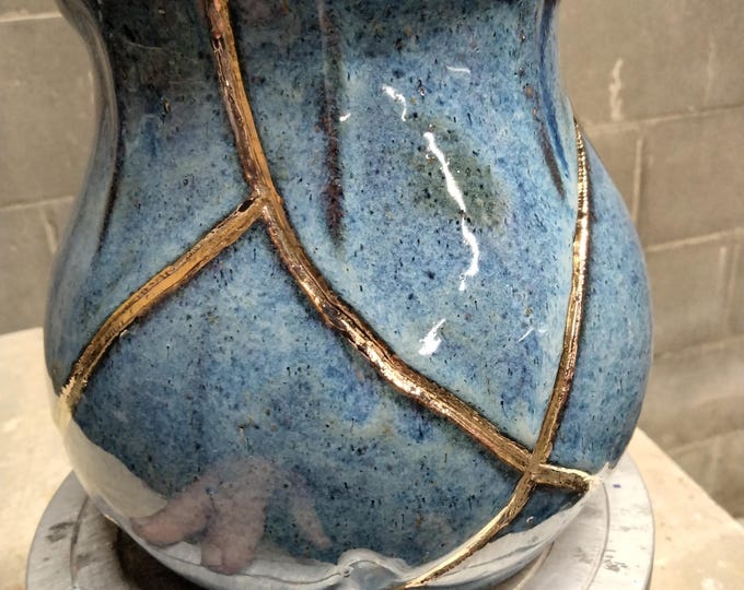 Kintsugi Style Pot / Vase - Etsy