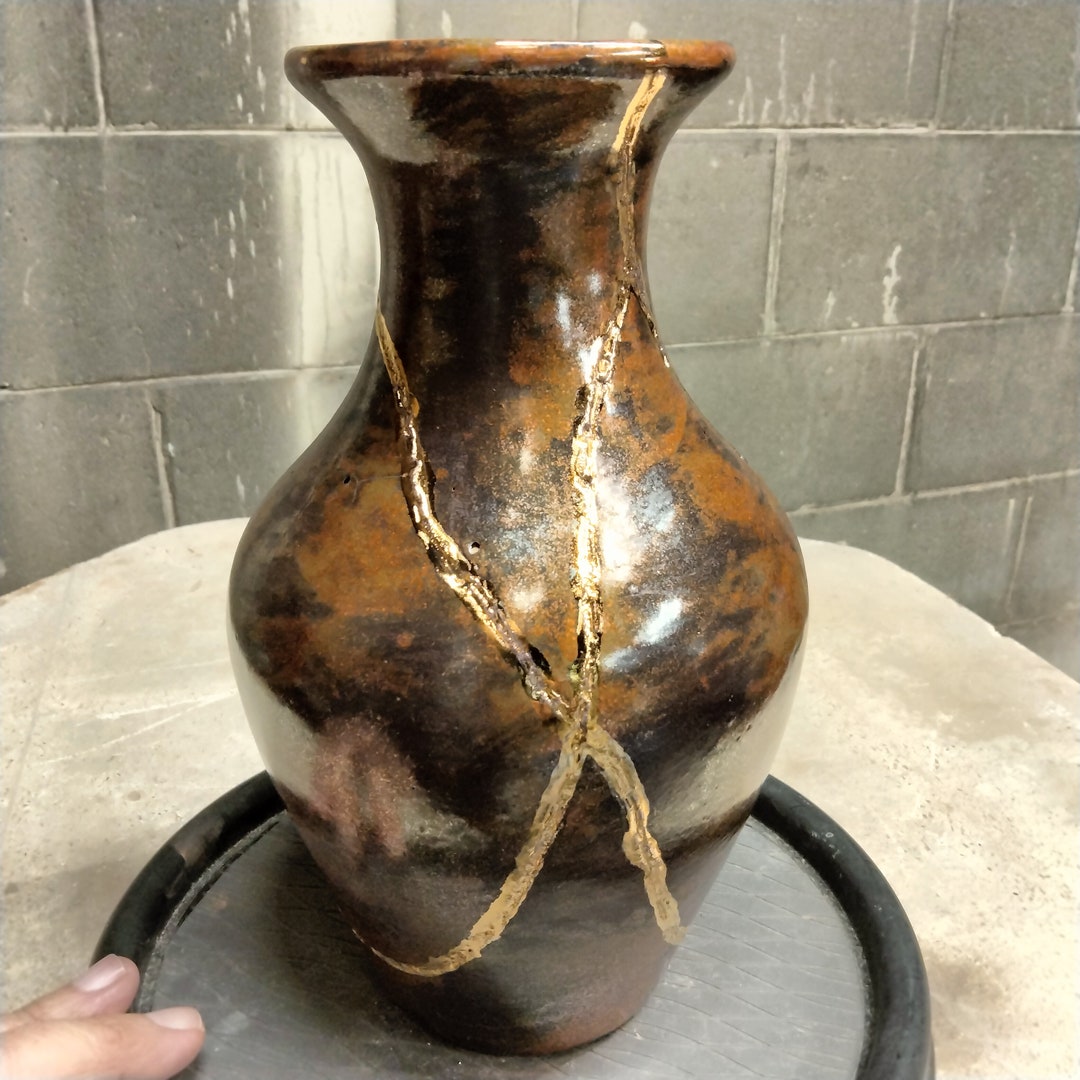 Kintsugi Style Vase - Etsy