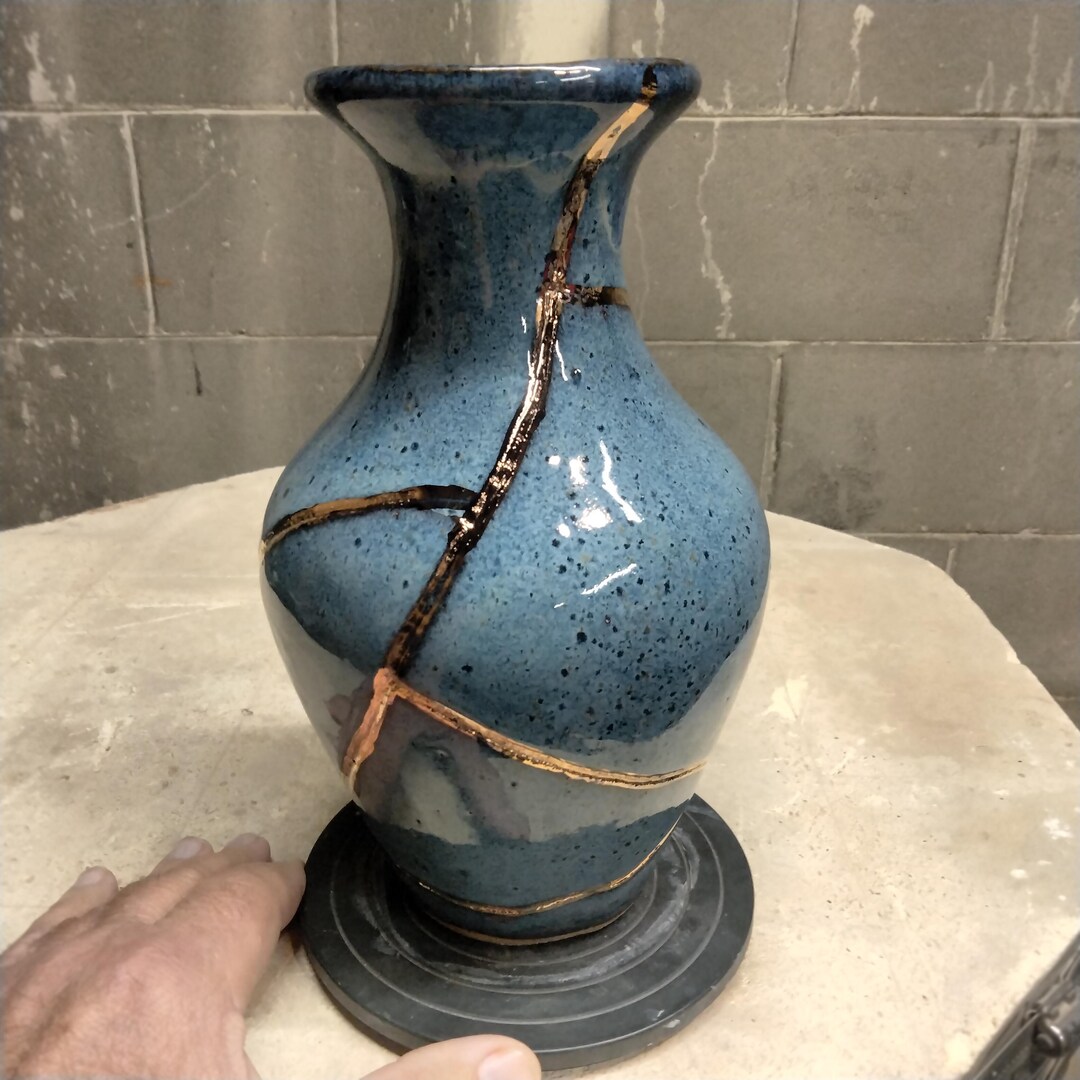 Kintsugi Style Vase - Etsy