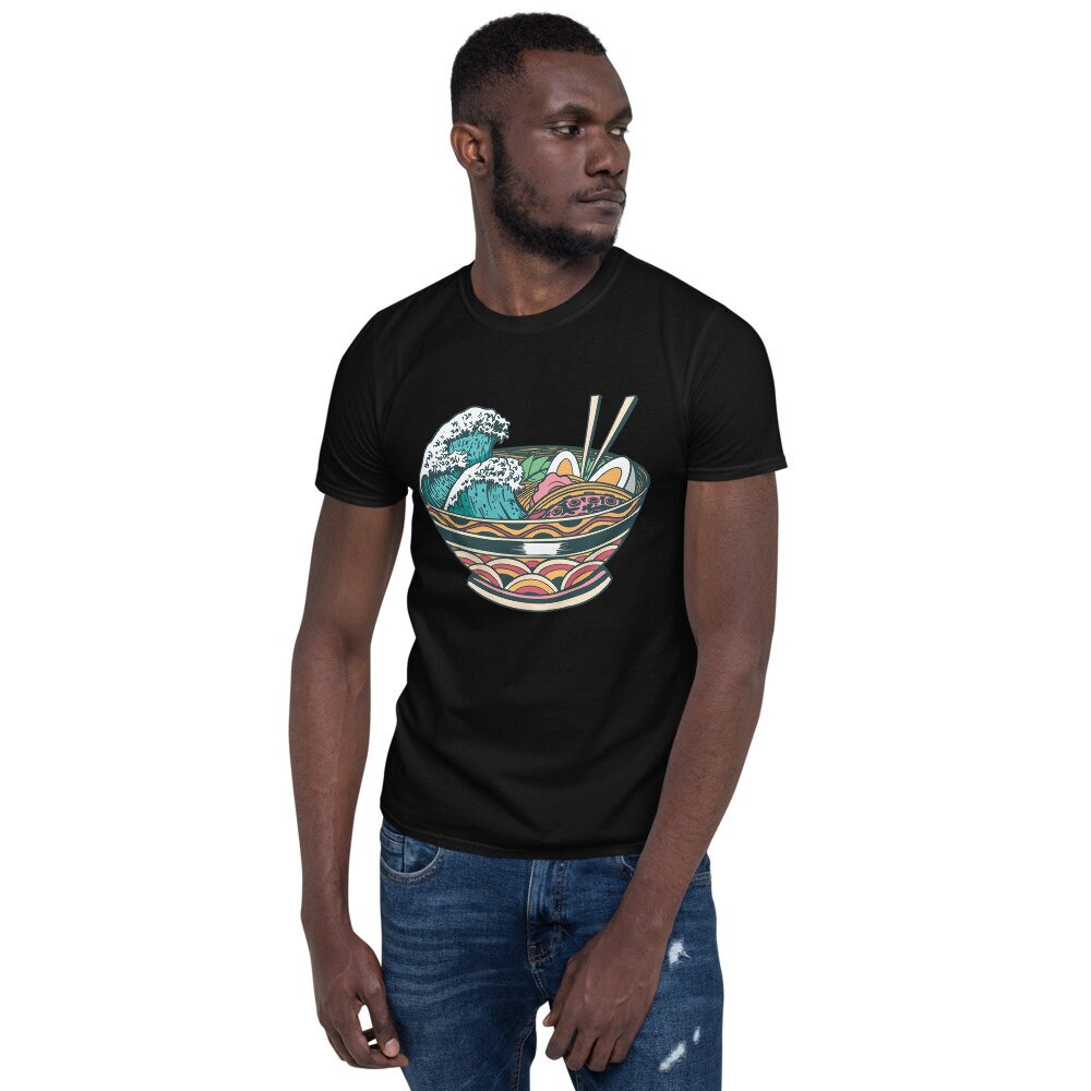 Wave Ramen Shirt, Great Ramen Wave Shirt, Japanese Ramen, Ramen ...