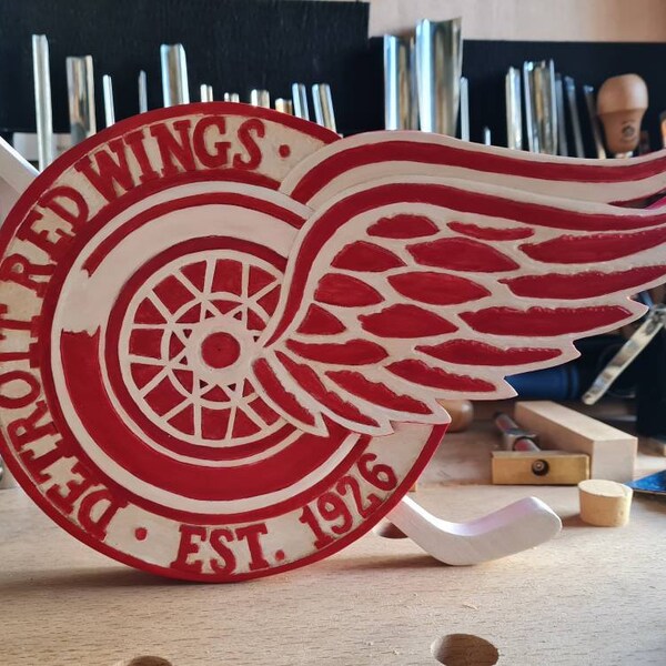 Red Wings Logo - Etsy