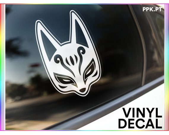 Kitsune Decal Tattoo Vinyl Decal Sticker for Car Yeti | Etsy