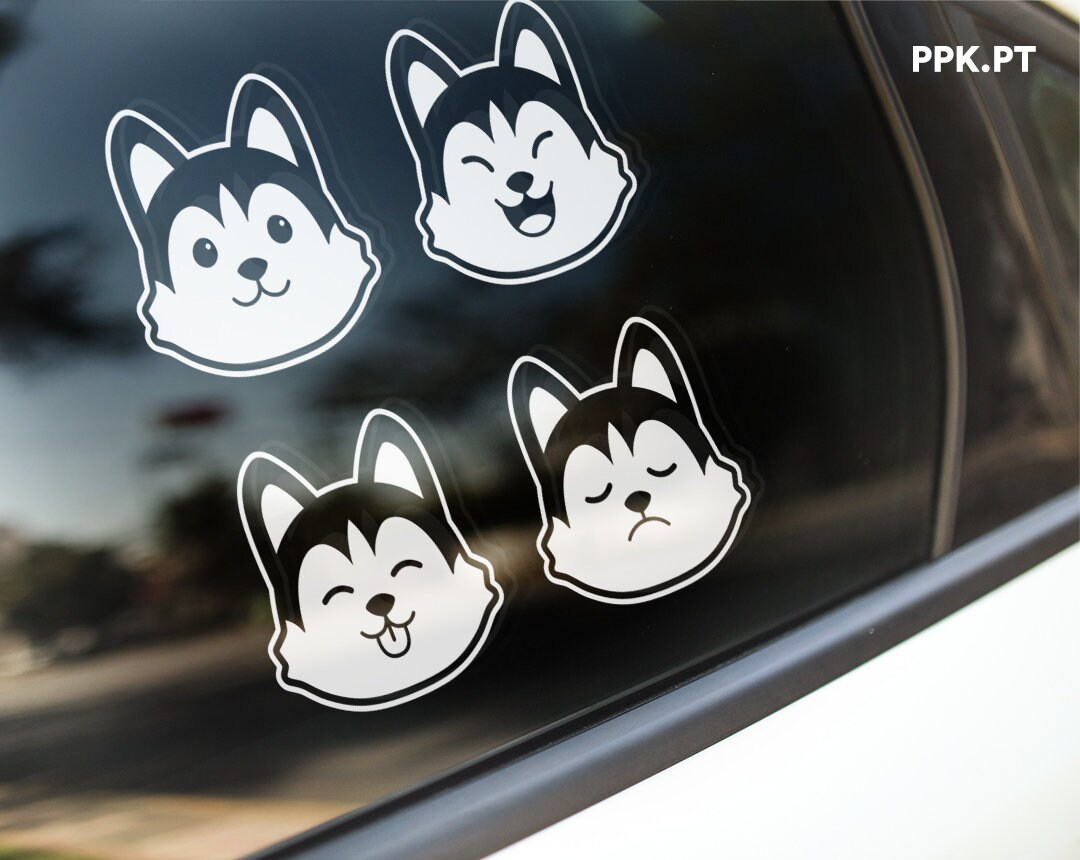 Husky Vinyl Decal Sticker for Car Yeti Laptop | Etsy